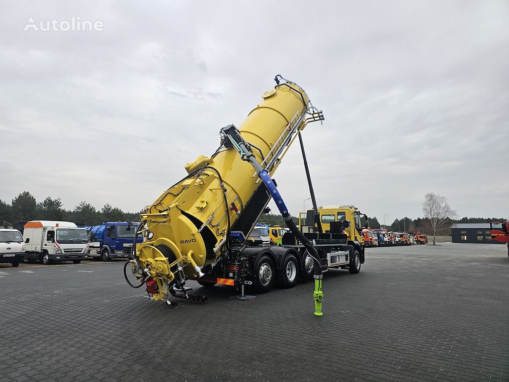 IVECO RAVO WUKO FOR CHANNEL CLEANING druck saug kanal kombinovano vozilo za čišćenje kanalizacije