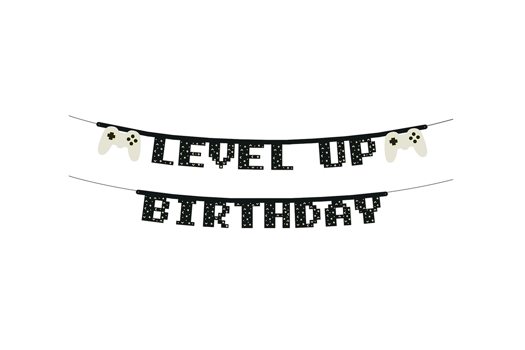 Baner Happy Birthday Level up – 2.5m