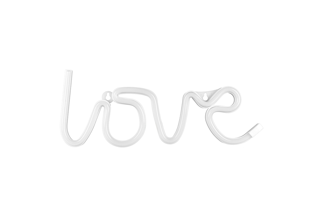 Neon LED lampa – Love