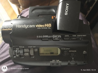 SONY CCD-tr780e hi8 video kamera