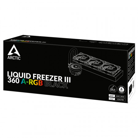 CPU vodeno hladjenje Arctic Liquid Freezer III - 360 A-RGB (Black), ACFRE00144A