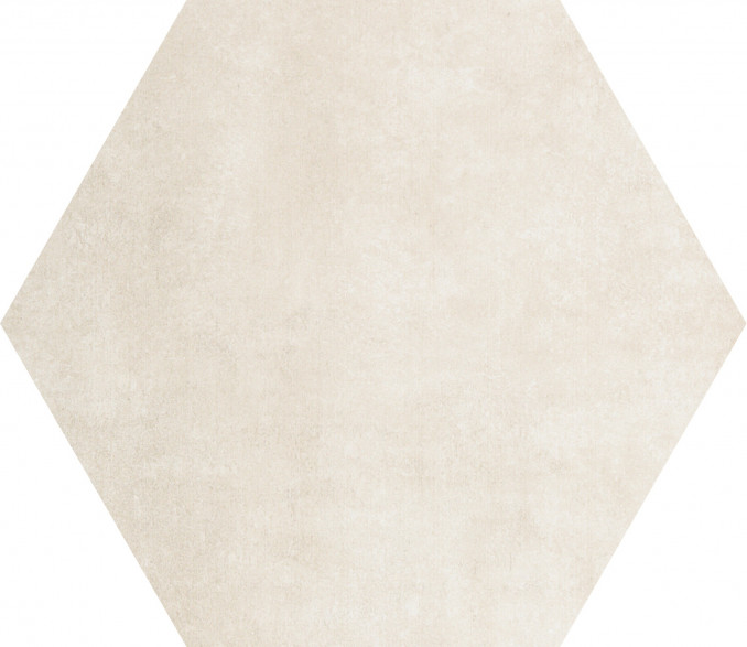 ALPHA marfil hexagon 25.8×29
