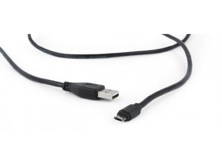 GEMBIRD CC-USB2-AMmDM-6 Gembird USB 2.0 AM to Double-sided Micro-USB cable, black, 1,8m