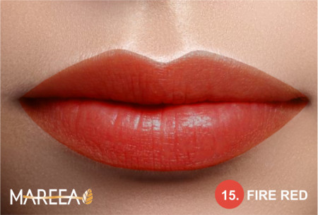 Prirodni ruž za usne Lipstick No 15 FIRE RED