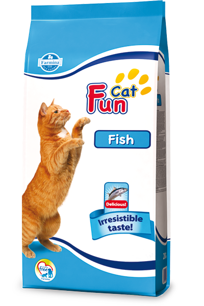 FUN CAT GRANULE – FISH 2 KG.