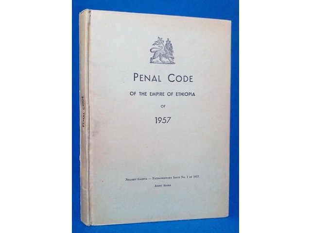 Penal Code of the Empire of Ethiopia