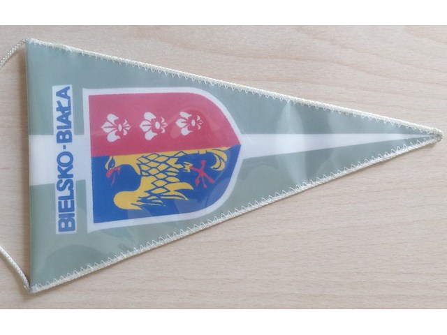 Zastavica Bielsko Biala, 22,5 x 13,5cm, , NOVO