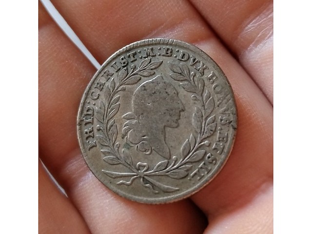 Nemačka 20 kreuzer 1766. srebro - ređe