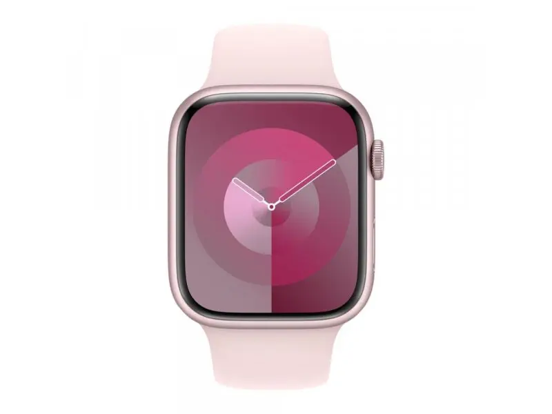 APPLE Pametni sat S9 GPS 45mm Pink Alu Case w Light Pink Sport Band - S/M (mr9g3se/a)