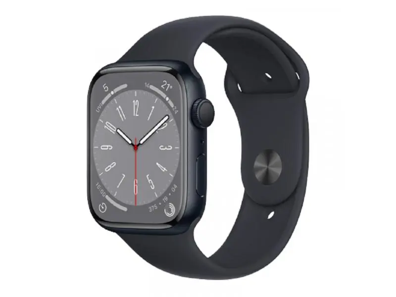 APPLE Pametni sat S8 GPS 41mm Midnight Aluminium Case with Midnight Sport Band - Regular (mnp53se/a)