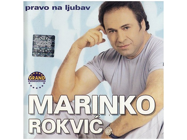 Marinko Rokvić ‎– Pravo Na Ljubav - CDr *