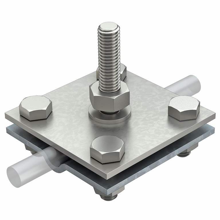 Ukrsna spojnica za trakasti i okrugli provodnik sa zavrtnjima M10x45