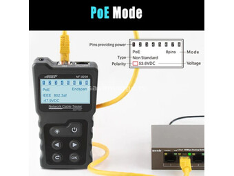 Tester Kablovski LAN POE Noyafa NF-8209 Digital, Analog, i PoE LAN TESTER I TRAGAC KABLOVA