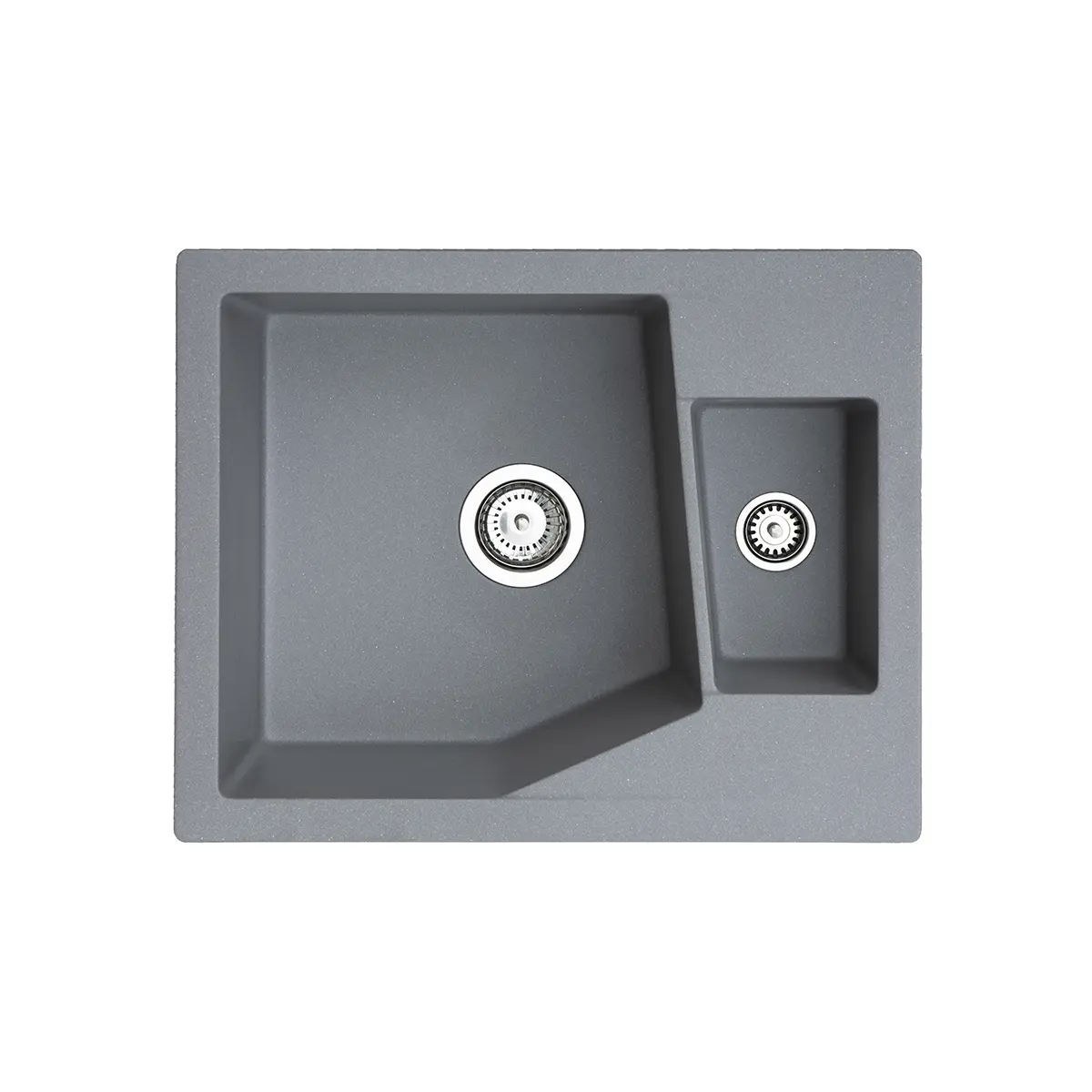 Metalac X Granit- Linea M 1.5D Usadna sudopera, Grafit, fi 90, 620×500 mm
