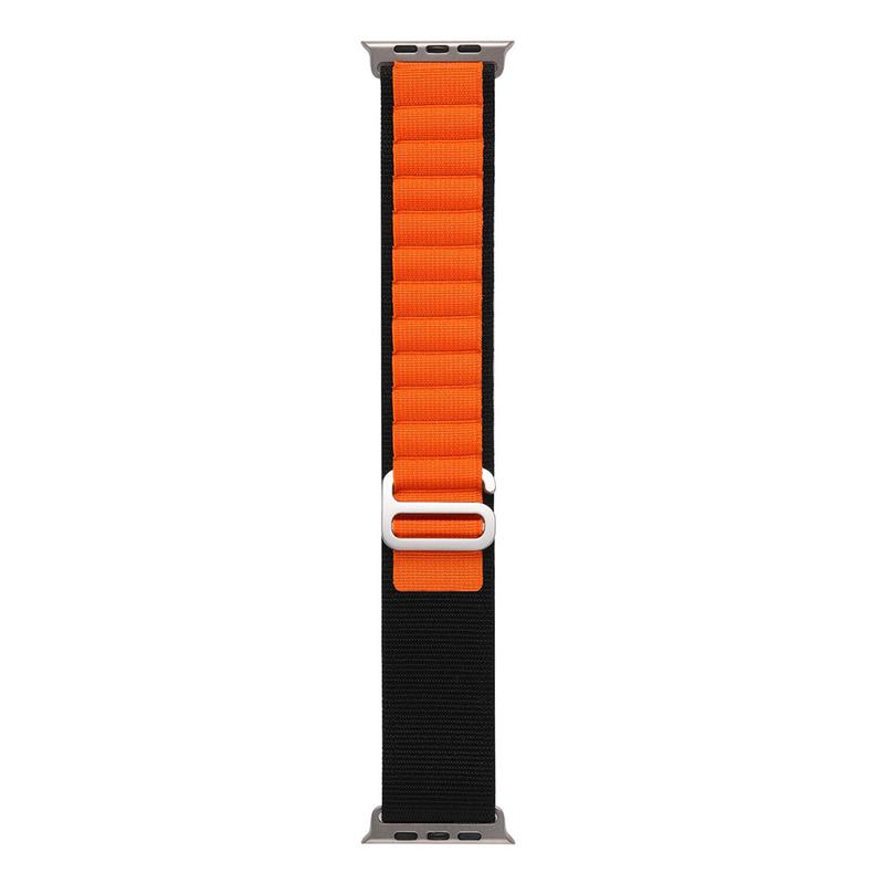 MOYE Smart Watch Alpine Loop Strap 44/45/49mm Black With Orange