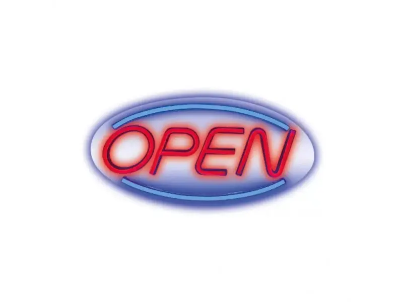 ELEMENTA RTV100254 Neon natpis "Open", LED