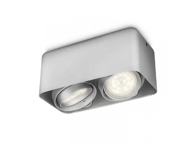 PHILIPS Reflektorska lampa Afzelia plate/spiral aluminium 53202/48/16