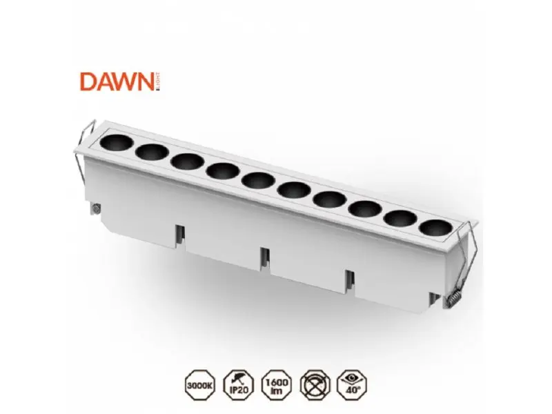 DAWN LED Svetiljka FGL10 24W 3000K 40° bela