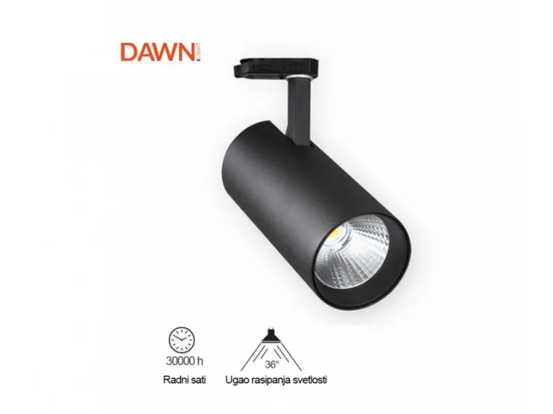 DAWN LED Reflektor šinski JM-4069 20W 4000K trofazni