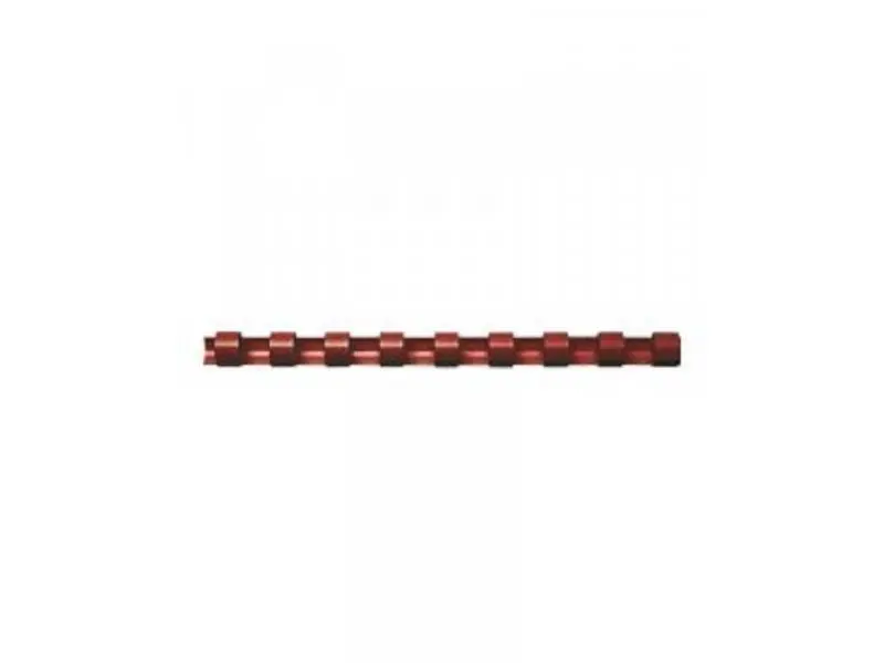 FELLOWES Spirala 7763, PVC, 25 mm, 50 komada, Crvena