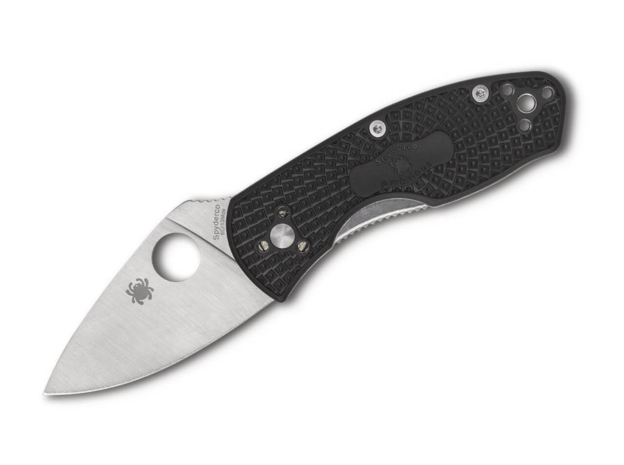 Nož preklopni Spyderco Ambitious Lightweight Black PlainEdge