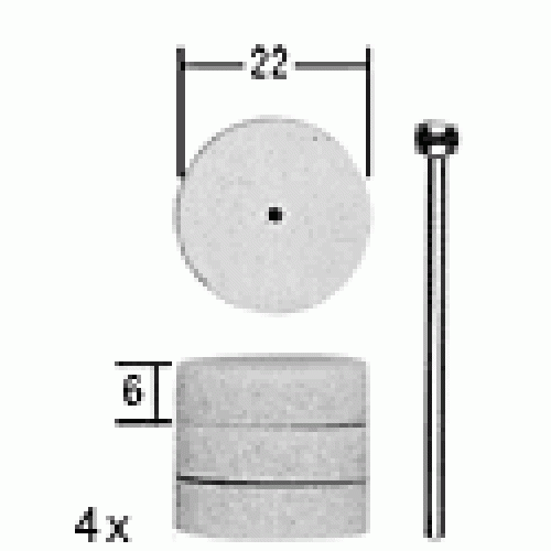 PROXXON Alat za poliranje Ø 2.35mm, 28296