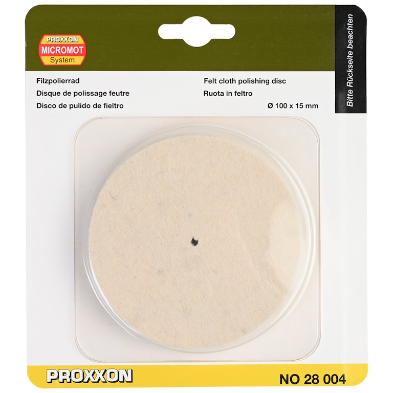 Proxxon Filc disk za poliranje 100 x 15mm, 28004