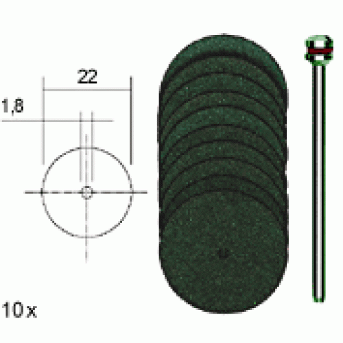 PROXXON Rezna ploča 22 ili 38 x 0.7mm, 28810