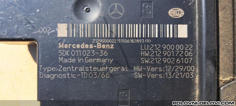 Mercedes E A 212 900 00 22 Elektrika I Paljenje