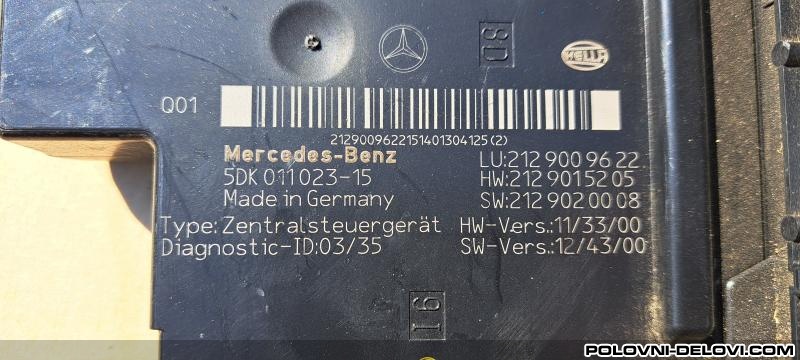 Mercedes E A 212 900 96 22 Elektrika I Paljenje