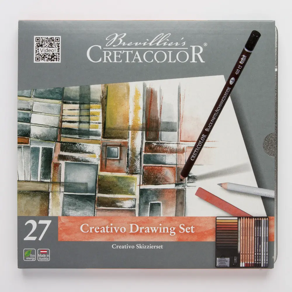 Cretacolor Creativo Box Set za crtanje, 27 delova