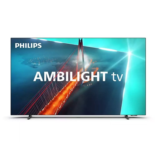 Philips 48″ (121 cm) OLED 4K Ambilight TV Smart Televizor | 48OLED718/12