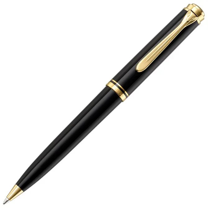 Pelikan Souveran K800 Hemijska olovka sa kutijom i kožnom futrolom G30, Crna