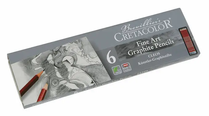 Cretacolor Cleos Fine Art Set grafitnih olovaka, 6 komada
