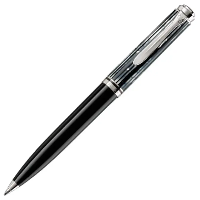 Pelikan Souveran K605 Hemijska olovka sa kutijom i kožnom futrolom G30, Crna