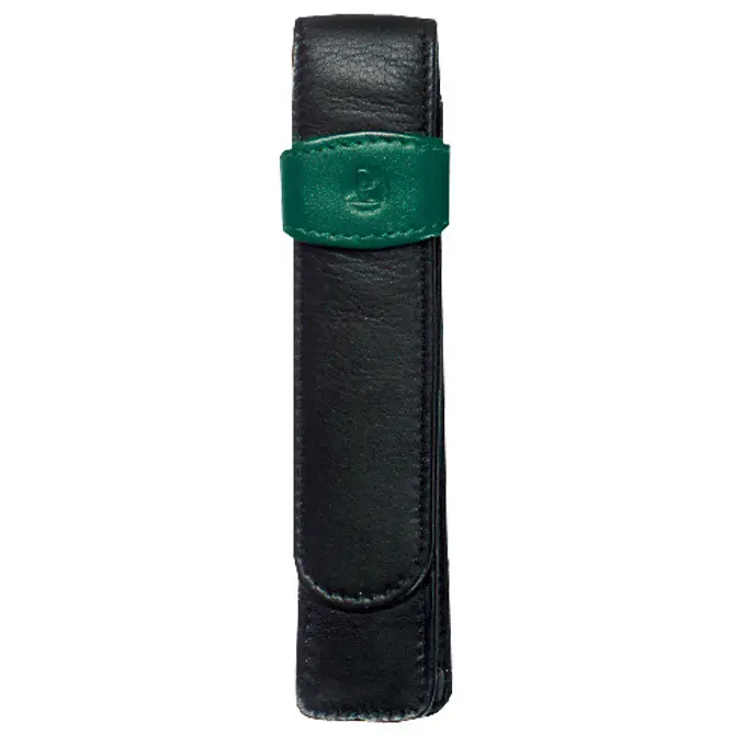 Pelikan Kožna futrola za jednu olovku TG12, Crno-zelena