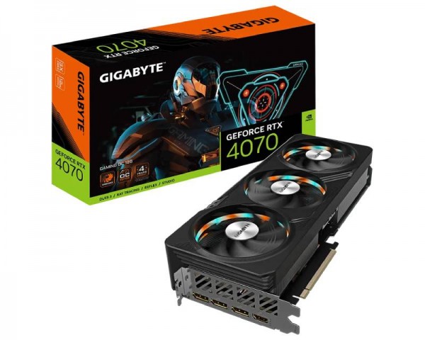 GIGABYTE nVidia GeForce RTX 4070 12GB 192bit GV-N4070GAMING OC-12GD grafička karta