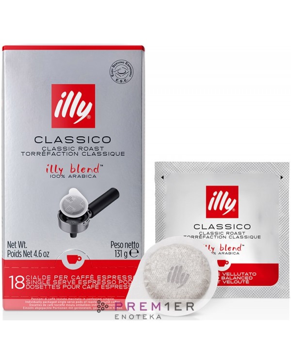 Illy Classico 100% Arabica Blend Cialde 18/1