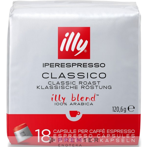 Illy Classico 100% Arabica Blend Espresso kapsule 18/1