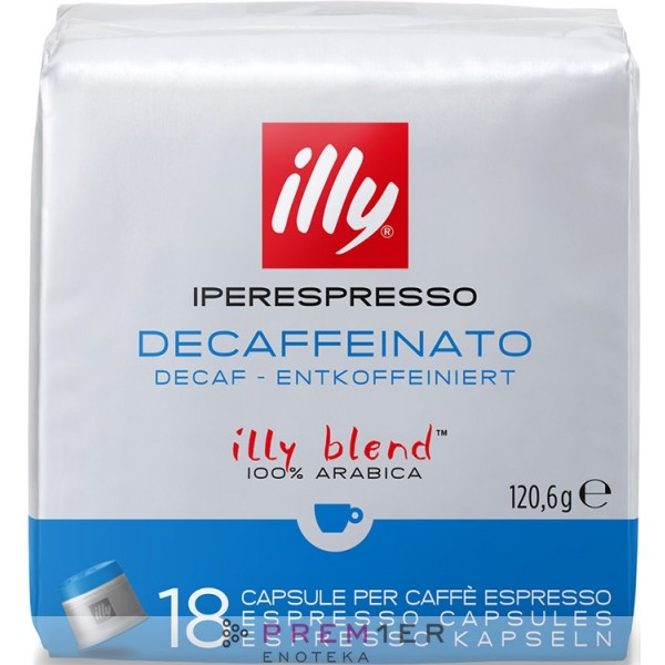 Illy Decaffeinato Espresso kapsule bez kofeina 18/1