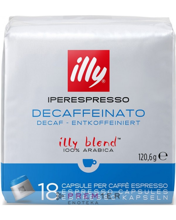 Illy Decaffeinato Espresso kapsule bez kofeina 18/1