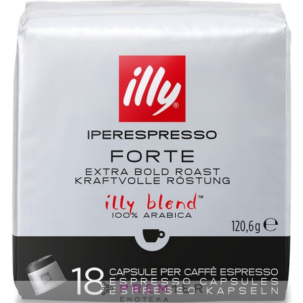 Illy Forte 100% Arabica Blend Espresso kapsule 18/1