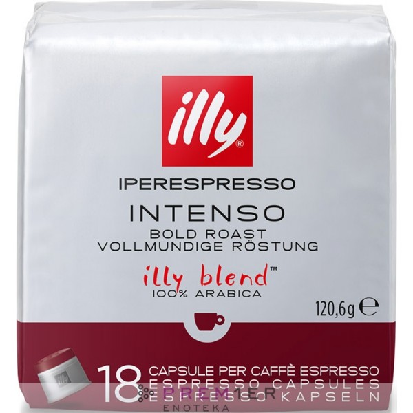 Illy Intenso 100% Arabica Blend Espresso kapsule 18/1