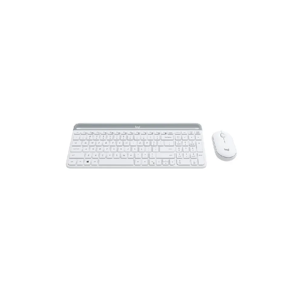 Logitech Tastatura i miš MK470 - Bela