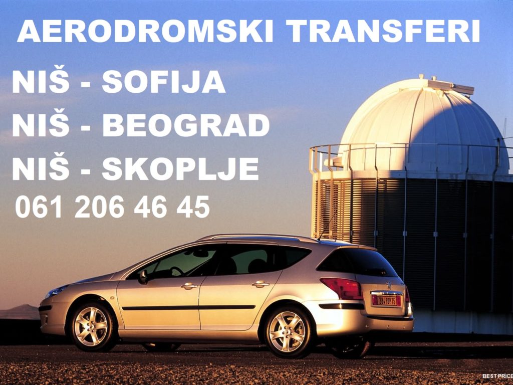 Prevoz putnika Niš Sofija Beograd Skoplje aerodrom Airport Transfers