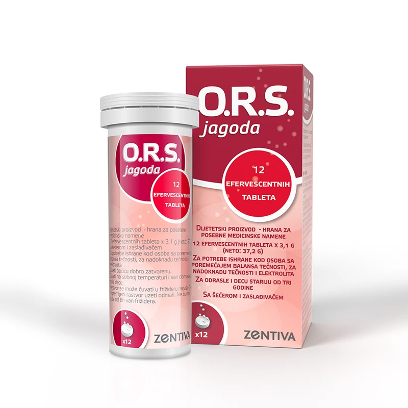 ORS 12 šumećih tableta jagoda