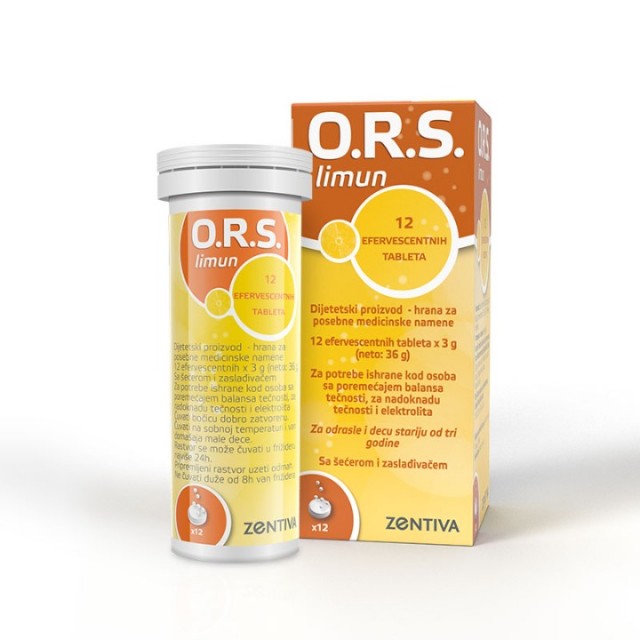 ORS 12 šumećih tableta limun