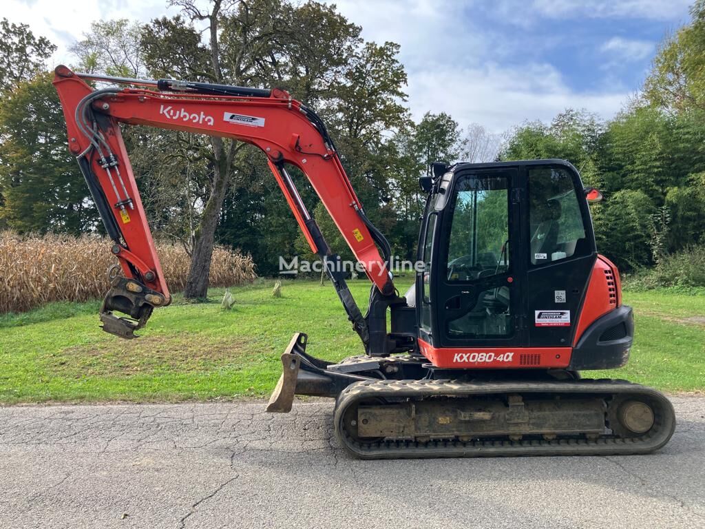 Kubota KX 080-4a mini bager