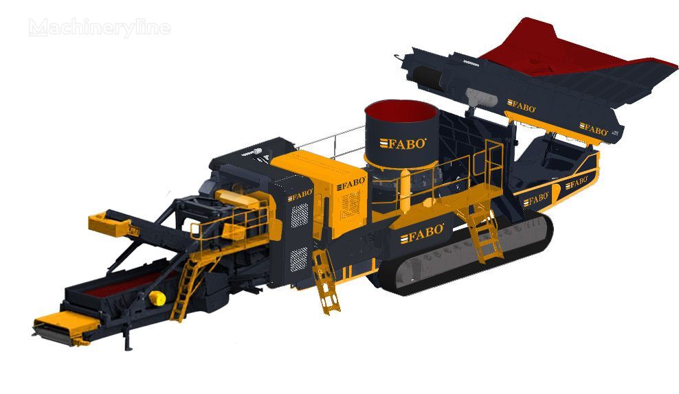 Novi FABO FTC-200 Mobile Cone Crusher bager guseničar