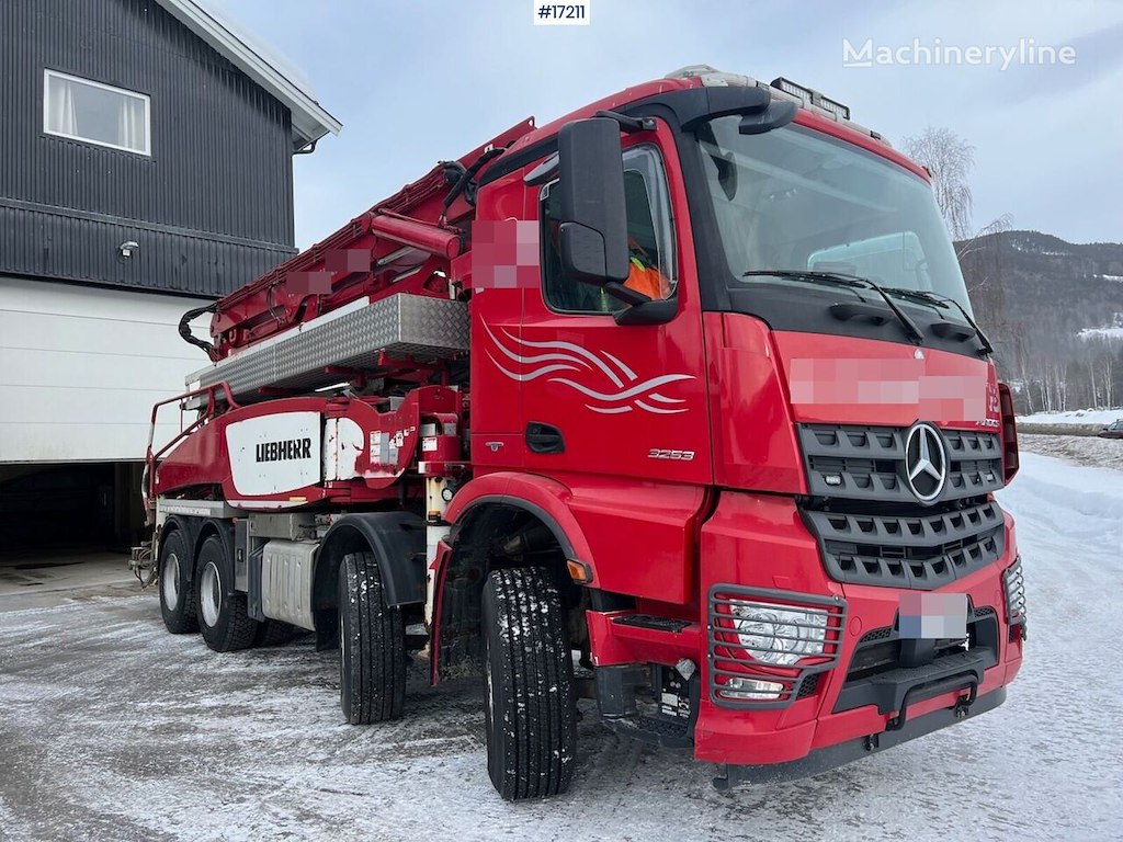 Mercedes-Benz Arocs 3253 8x4 Pump truck w/ 35 meter pump and Liebherr superstr pumpa za beton